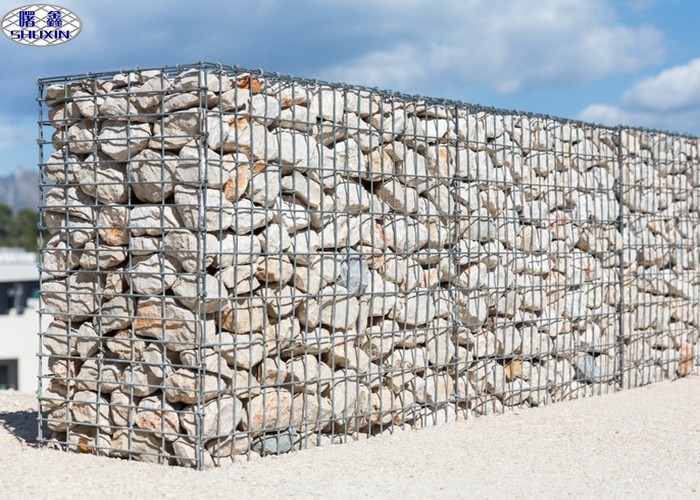 Galih Rigid Welded Gabion Box 4mm Metal Mesh Cuaca Bukti Desain Unik